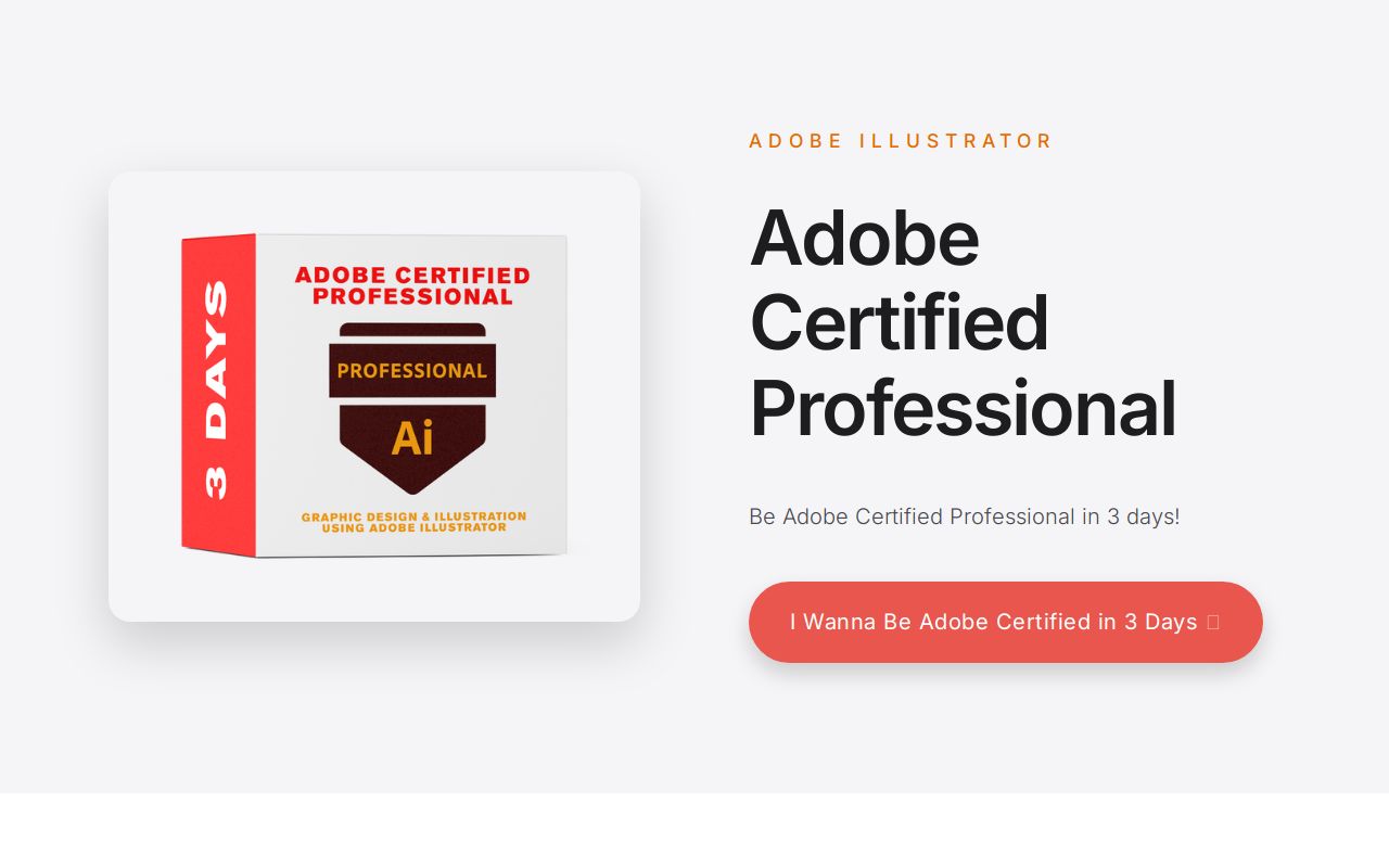 Adobe Certified Professional Illustrator